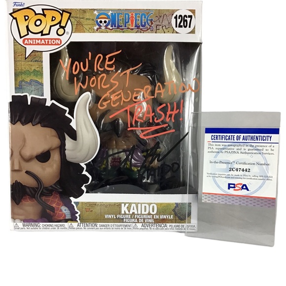 Funko | Toys | Autographed Funko Pop Super One Piece Kaido Sign By ...
